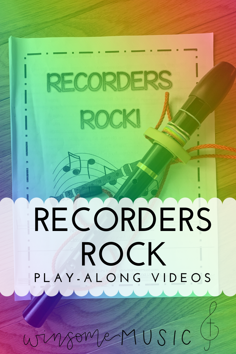 Recorders Rock Play-Along Videos